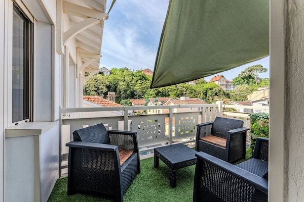 Arcachon 10 Guests Apartment, Glass Roof, A/c, Private Lift, Steps From The Beach - Cap Ferret