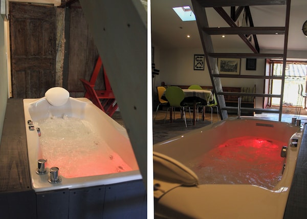 Le Loft Molière - Baignoire Balnéo - 50m² - Pézenas