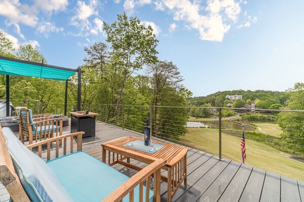 House Of Blues | Luxury Golf/mountain Retreat | Hot Tub | Pool Table | Sauna - Helen, GA