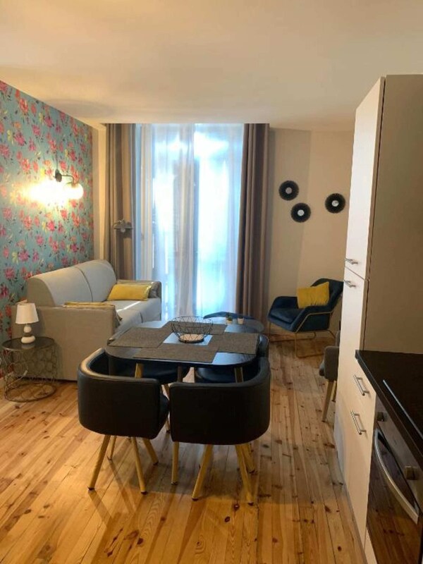 Appartement 4 Personnes Climatisé 1 Chambre + Canapé Convertible Puy De Pourcharet A04 - Châtel-Guyon