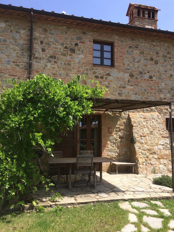 Exceptional Tuscany View! Air-conditioned Beautiful Restored Farmhouse Apartment - Toscane