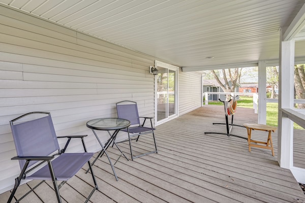 Near Hiking & Fishing: Dale Home W/ Deck! - Santa Claus, IN