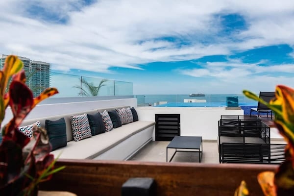 Oceanview Roof Pool, Amazing Loft At Zoho - Puerto Vallarta