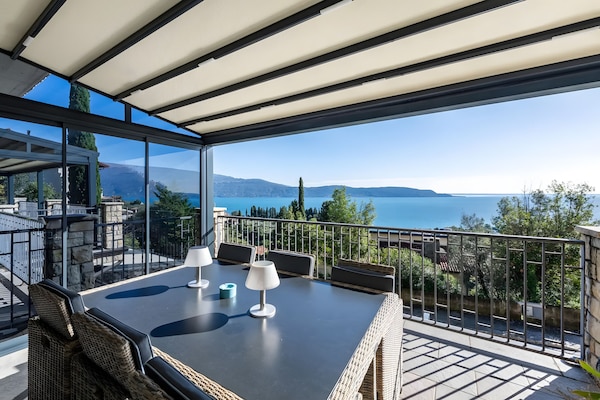 Ferienwohnung 'Virgilio Yellow' Mit Seeblick, Wi-fi Und Klimaanlage - Toscolano-Maderno