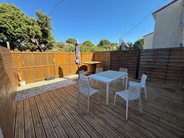 Maison Boho Dans Résidence De Vacances - Calvisson