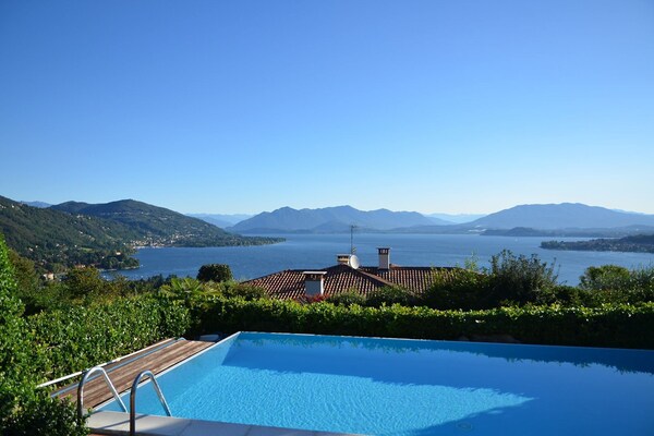 My Rental Homes - Villa Verbano Con Splendida Vista Lago E Piscina Privata - Lago Maggiore