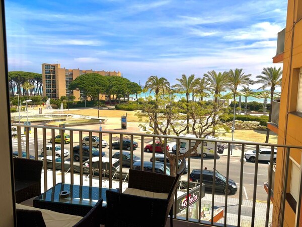 ¡Luminoso Apartamento Con Vistas Al Mar Salou-la Pineda - Tarragona! - La Pineda