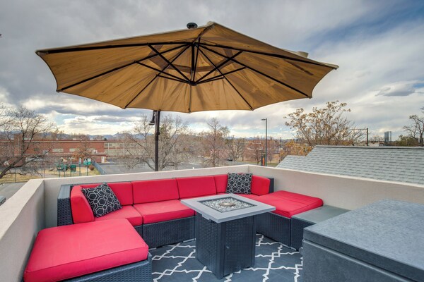 1 Mi To Dtwn Denver: Sleek Duplex W/ Rooftop Deck! - Denver
