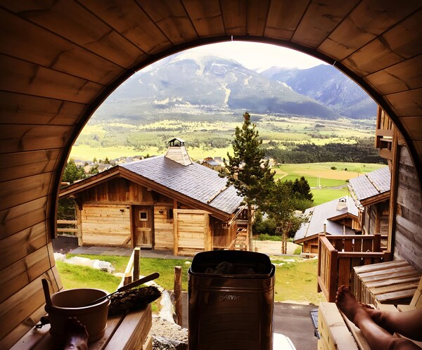 Chalet "Vista - Bolquère" Avec Vue Sur Les Montagnes, Terrasse Privée Et Wi-fi - Font-Romeu-Odeillo-Via