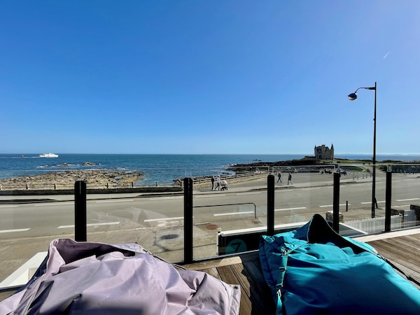 La Vie En Bleu-vue Mer-face Château-wifi- Parking - Belle-Île-en-Mer