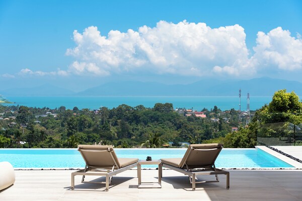 Luxury 4 Bedroom Villa In Koh Samui With Stunning Sea Views To Koh Phangan - 사무이섬