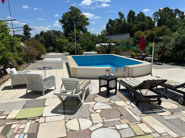 Grand Et Confortable Maison De Campagne Sur La Finca "La Guindilla" Avec Piscine - Huelva