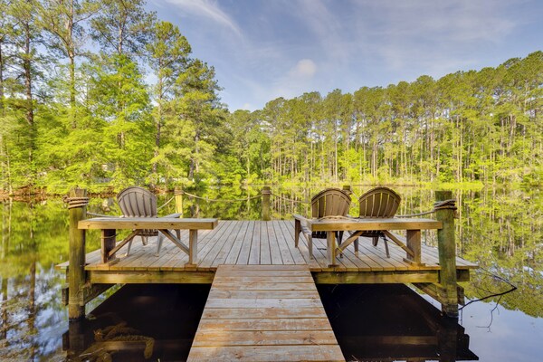 Waterfront Home W/ Fishing Dock In Tallahassee! - Lake Iamonia, FL