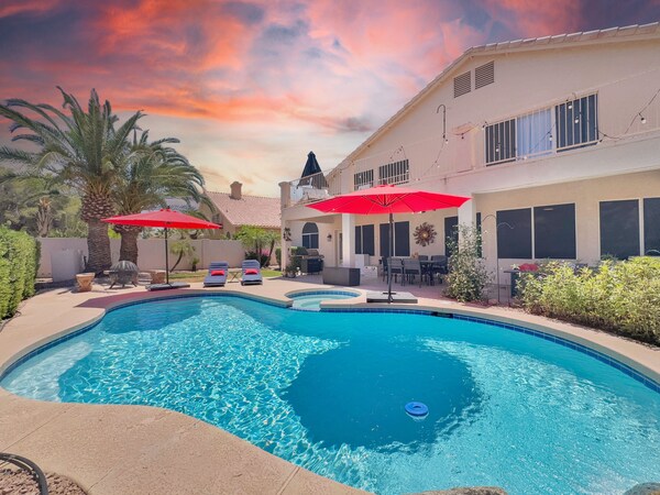 Family Fun! Game Room, Heated Pool/spa! Golf Views. - Mesa, AZ
