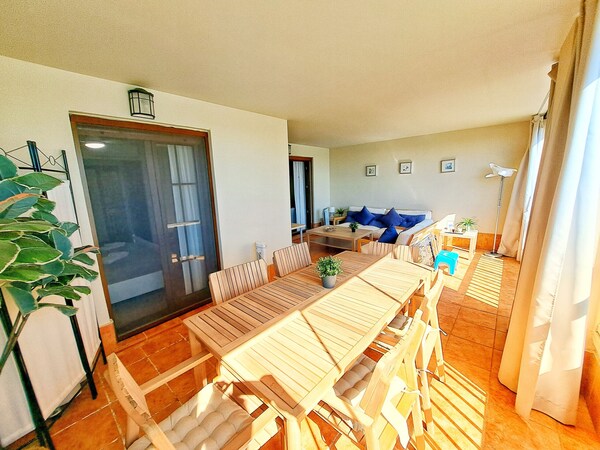 Los Pelícanos - Ref.412 - Apartamento Con Terraza Grande Y Vistas Al Mar, Piscina Y Jardines - Isla Canela