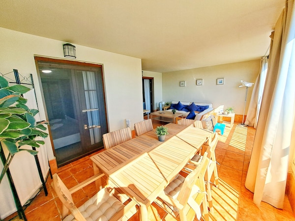 Los Pelícanos - Ref.412 - Apartamento Con Terraza Grande Y Vistas Al Mar, Piscina Y Jardines - Isla Canela