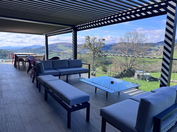 Les Bernards Villa Ardeche Bain Nordique , Piscine - Lalouvesc