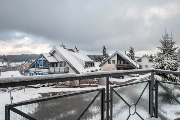 Estudio 'Schwarzwaldblick D Mit Pool' Con Vistas A La Montaña, Wi-fi Y Aire Acondicionado. - Triberg