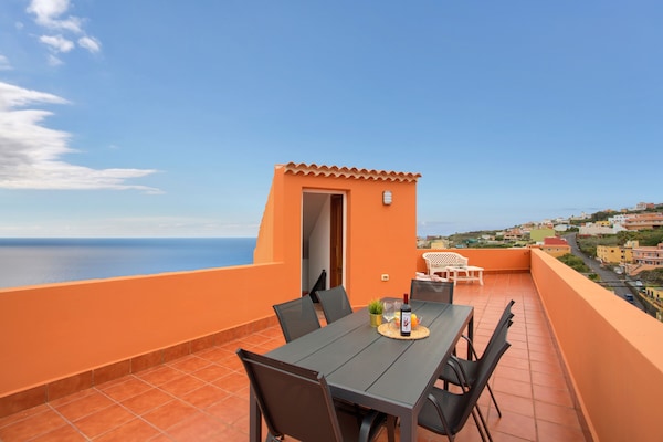 Vacation Home 'Tajinaste' With Sea View, Private Terrace And Wi-fi - Tenerife