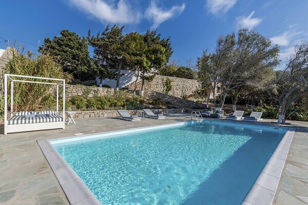 Villa In Megali Ammos Mit 4 Schlafzimmern 8 Schlafplätzen - Mykonos