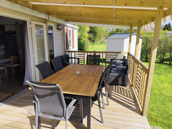 Cosy Mobile Home In A 4-star Campsite 10 Minutes From The Sea! - Doville