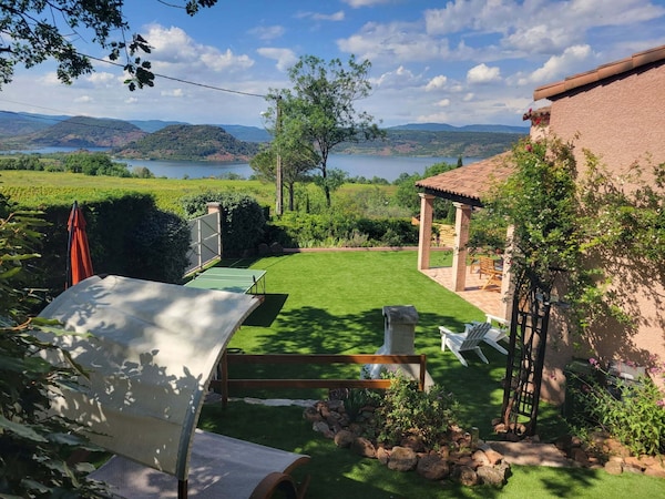 Villa T5 Piscine Avec Vue Sur Le Lac Du Salagou - Lodève