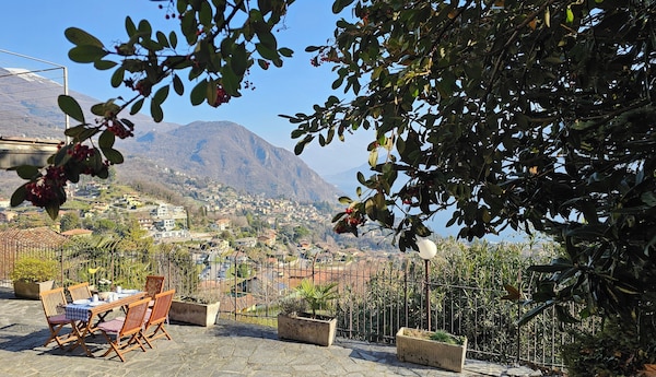 Villa Foresta Menaggio (Apt Como) - Nature Retreat With Stunning Lake Como View - Menaggio