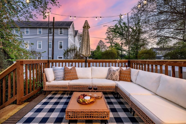 Quick Walk To The Beach! Fire Pit, Corn Hole, Games & More! - North Beach, MD