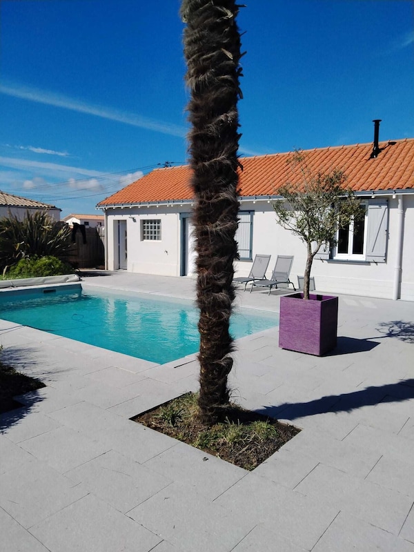 Maison Plage à Pied, Piscine Privative - La Bernerie-en-Retz