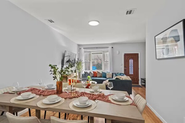 New!3bed 3full Bath/sleeps 12/15 Mins To Nyc/near Path Train,buses And Parks - New York