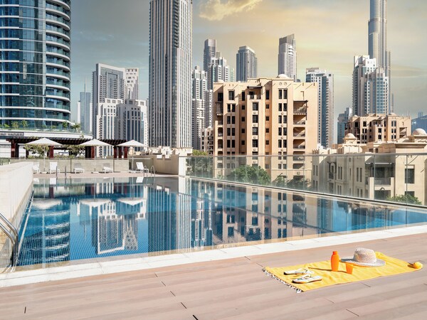 Elegant 1br In Bellevue Tower  Direct Burj Khalifa View, Walk To Dubai Mall - Dubai