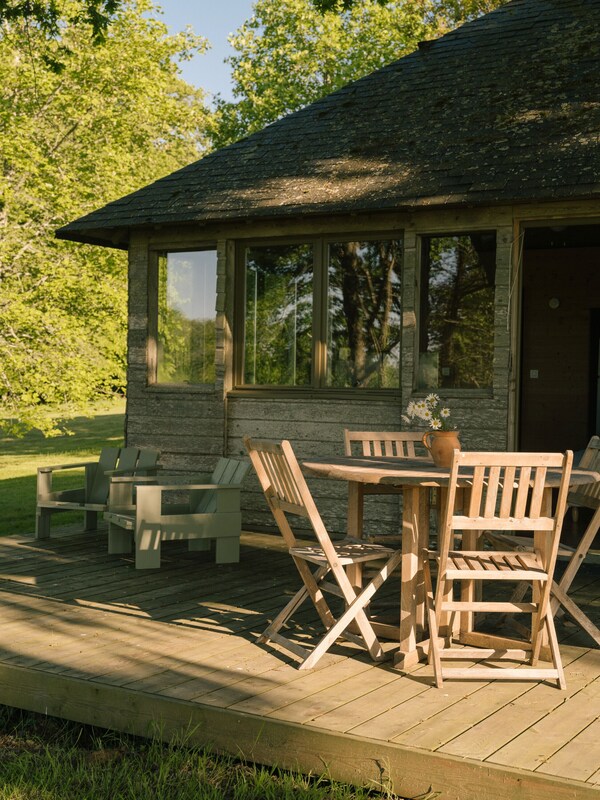 Cabane 'Domaine De Kermadio - La Cabane' Avec Piscine Partagée, Terrasse Privée Et Jardin Privé - Auray