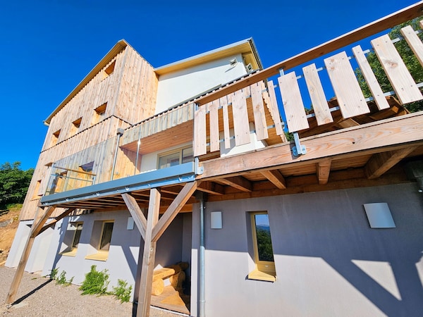 Holiday Home 'Refuge Mil100' With Mountain View, Private Terrace And Wi-fi - La Bresse