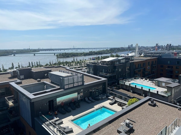 Lux Apartment Near Old Port Montreal - 롱괴이