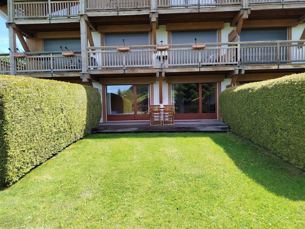 Apartment With Garden On The Snow Front - Megève