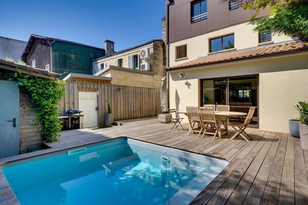 Belle Maison Au Bouscat Avec Piscine Et Parking - Bordeaux