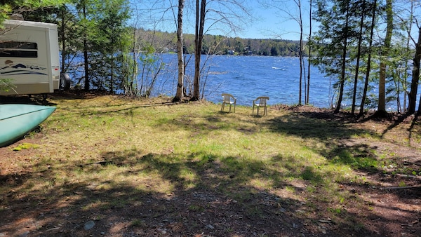Cute Camper With Ac Steps From The Water In Lee - Maine