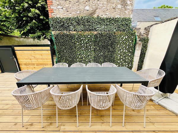 Hypercentre House 100 M From Station, Spacious, 4 Suites, 2 Free Parking Spaces - Tours