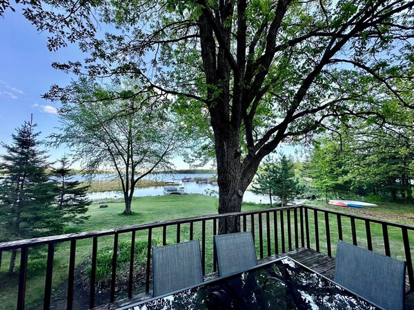 Huge Lakefront 3bd + Loft + 2 Kitchen Cabin On Recreational Bay Lake- Game Room - Black lake, Aitkin