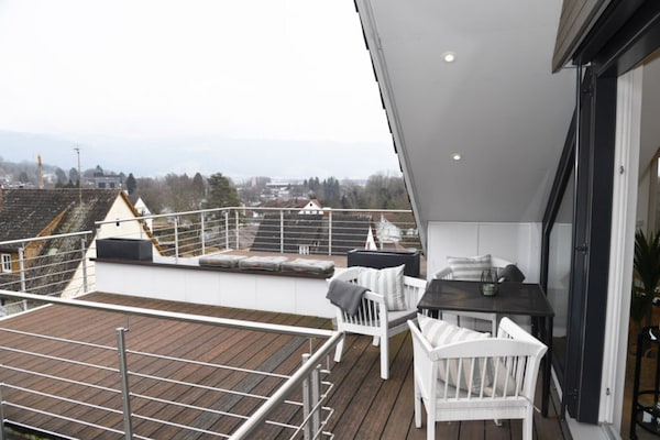 Apartment 'Pfänderblick' With Mountain View, Private Terrace And Wi-fi - Bregenz