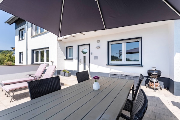 Ferienwohnung 'Panoramanest' Mit Privater Terrasse, Privatem Garten Und Wi-fi - Hemer