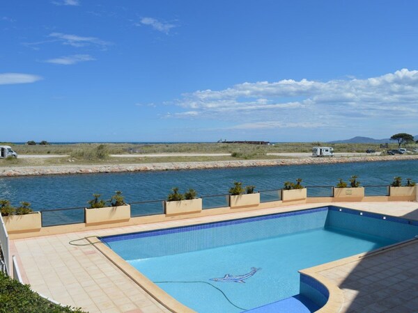 Studio Cabine 4 Pers Avec Piscine Et Parking - Canet-en-Roussillon