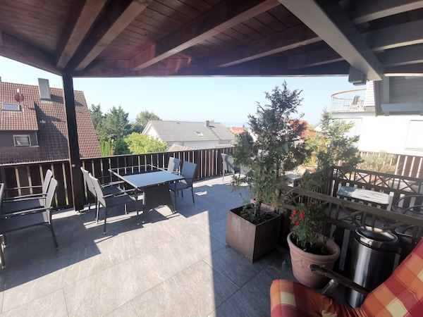 Camera 'Familienzimmer' Con Vista Sul Lago - Meersburg