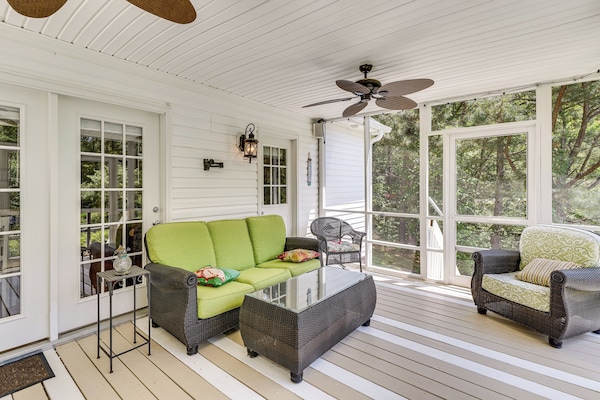 Private Dock + Fire Pit: Serene Lake Gaston Escape - Lake Gaston