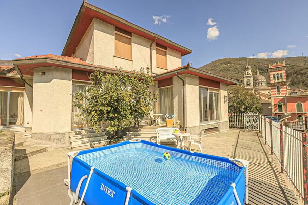 Villa Indipendente Con Giardino E Piscina, Relax Nella Campagna Della Liguria - Bogliasco
