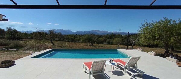 Maison De Campagne "S'ermitori" Avec Vue Sur Les Montagnes, Piscine Privée Et Wi-fi - Majorque
