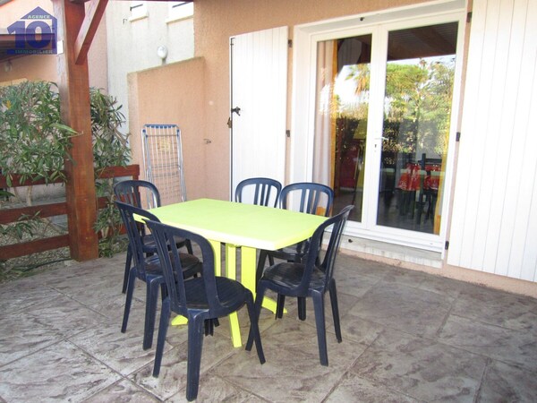 5 Pers Bungalow, Terrace, Pool, Parking In Vendres Beach - Valras-Plage