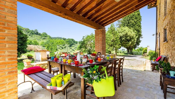 Luxury Podere Forncacchia - Privacy, Exclusive View - Volterra