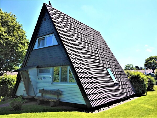 Cozy Tent Roof House For Up To 6 People, Free Wlan, Fenced Property - Waabs