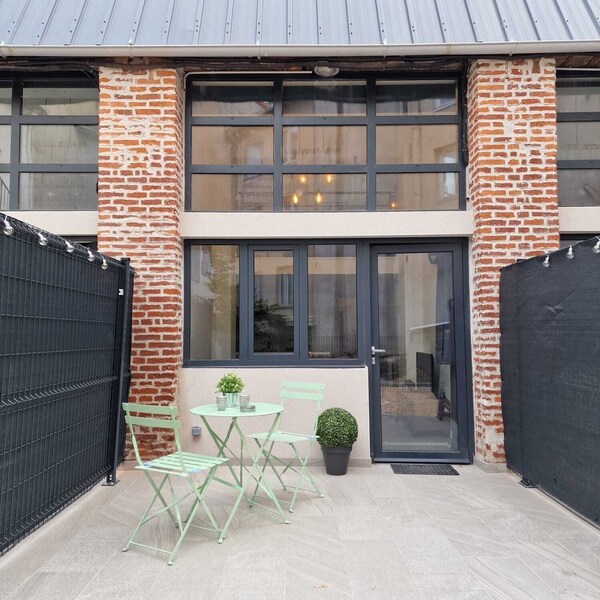 "L'atelier C" Magnificent Loft With Private Terrace - Saint-Étienne